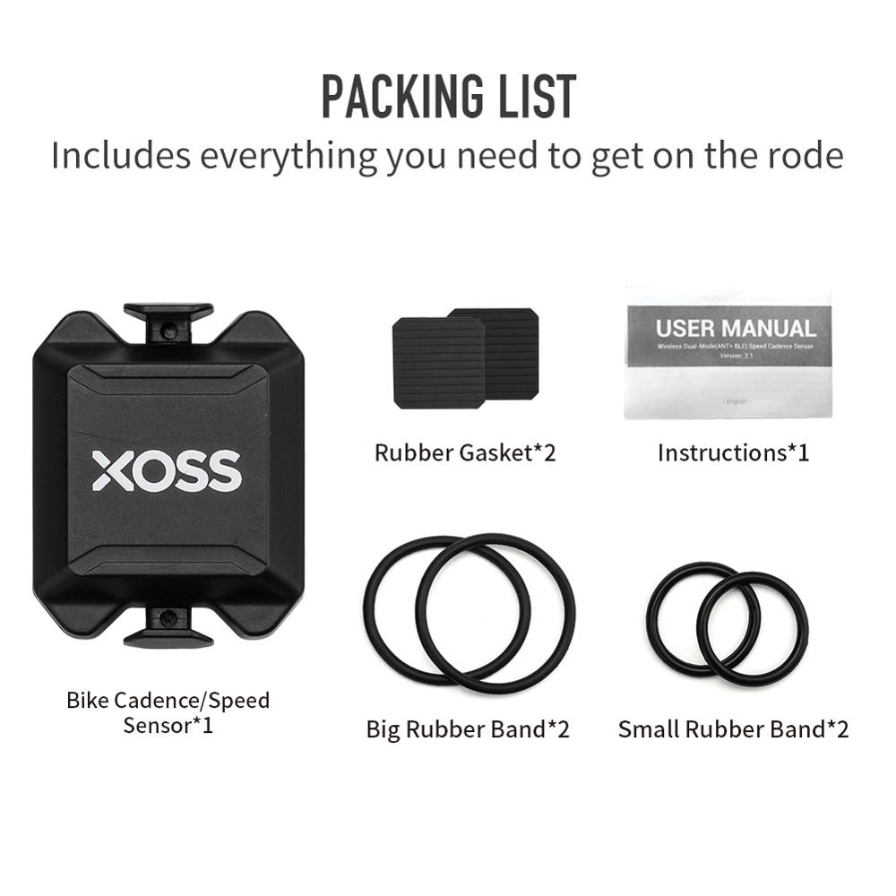 XOSS Bike Cadence Sensor Speed Speedometer Bicycle ANT Bluetooth 4.0 ...