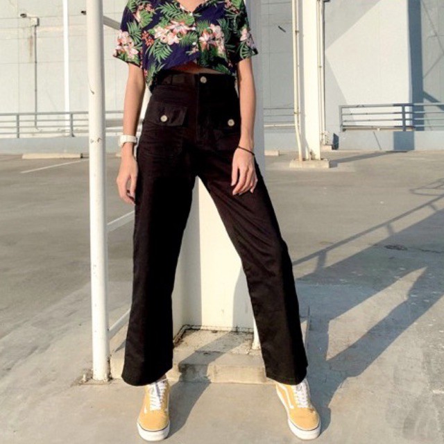 Lichi Lively Pants สินค้าพร้อมส่ง กางเกงเอวสูงขากระบอก แพทเทิร์นทรงสวย ...