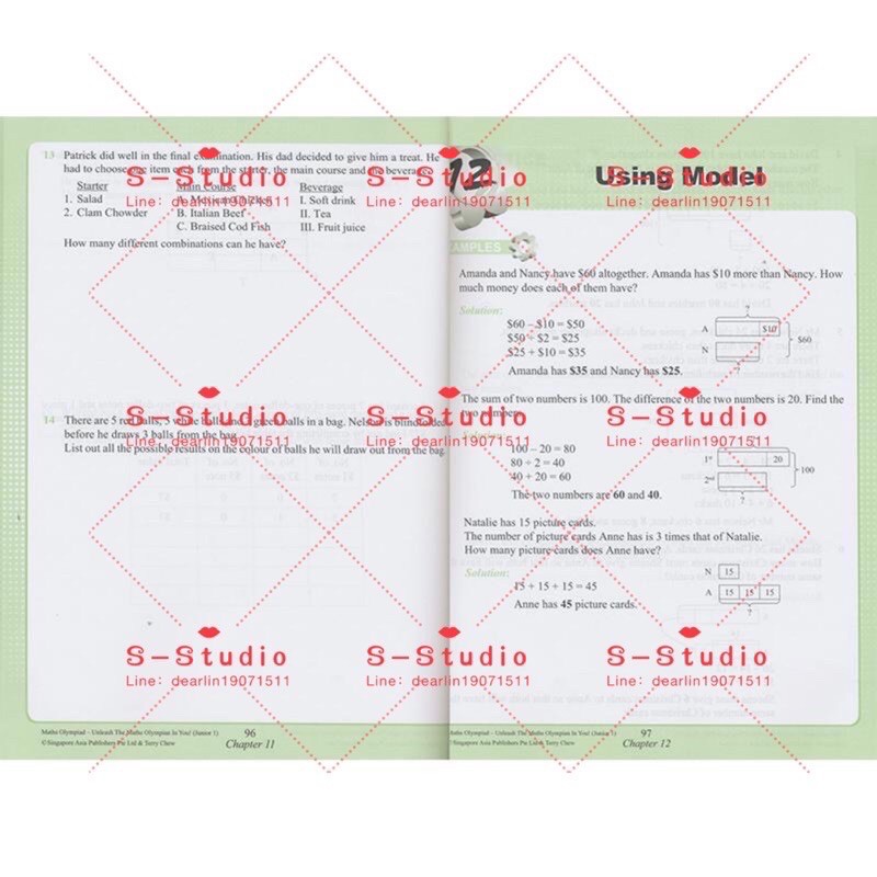 SAP Maths Olympiad 5books Junior Beginner Intermediate Advanced Revised Edition Unleash The ...