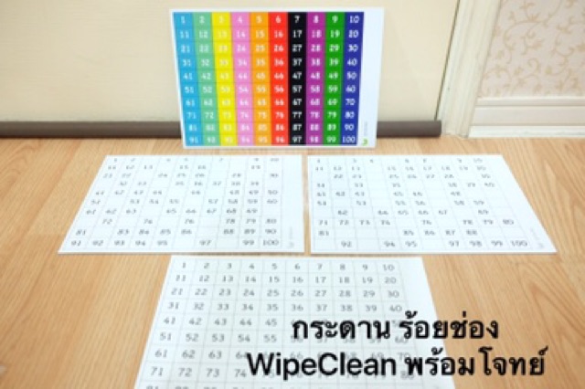 Super maths สื่อคณิตพร้อมกระดานร้อยช่อง - th3993_88222 - ThaiPick