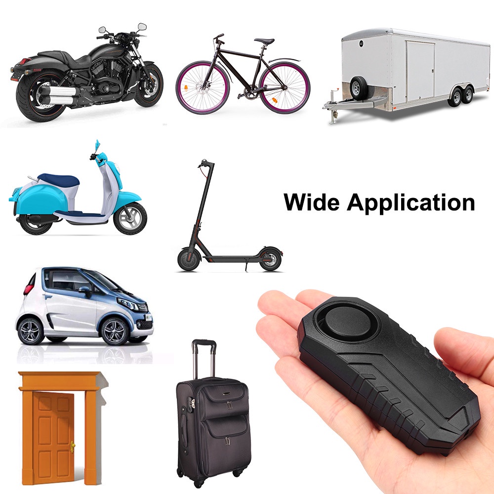å®‰æ£€å™¨Bicycle Alarm Waterroof Remote Control Motorcycle Electric Car ...