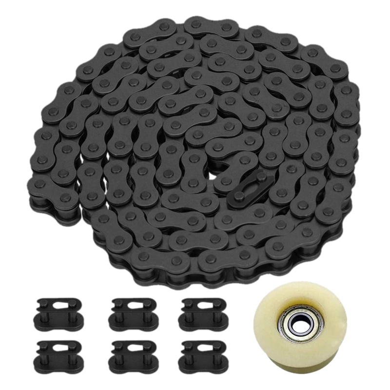 415H 110L Link Motorcycle Chain Chain Tensioner For 2-Stroke 49Cc 60Cc ...