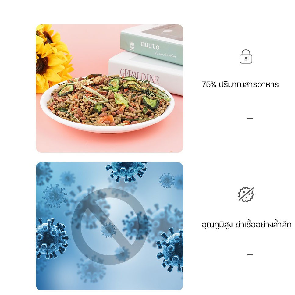 Petaholic อาหารกระต่าย แกสบี้ 2.4kg (CST204)หนูตะเภา หนูขวัญ หนู สัตว์ ...