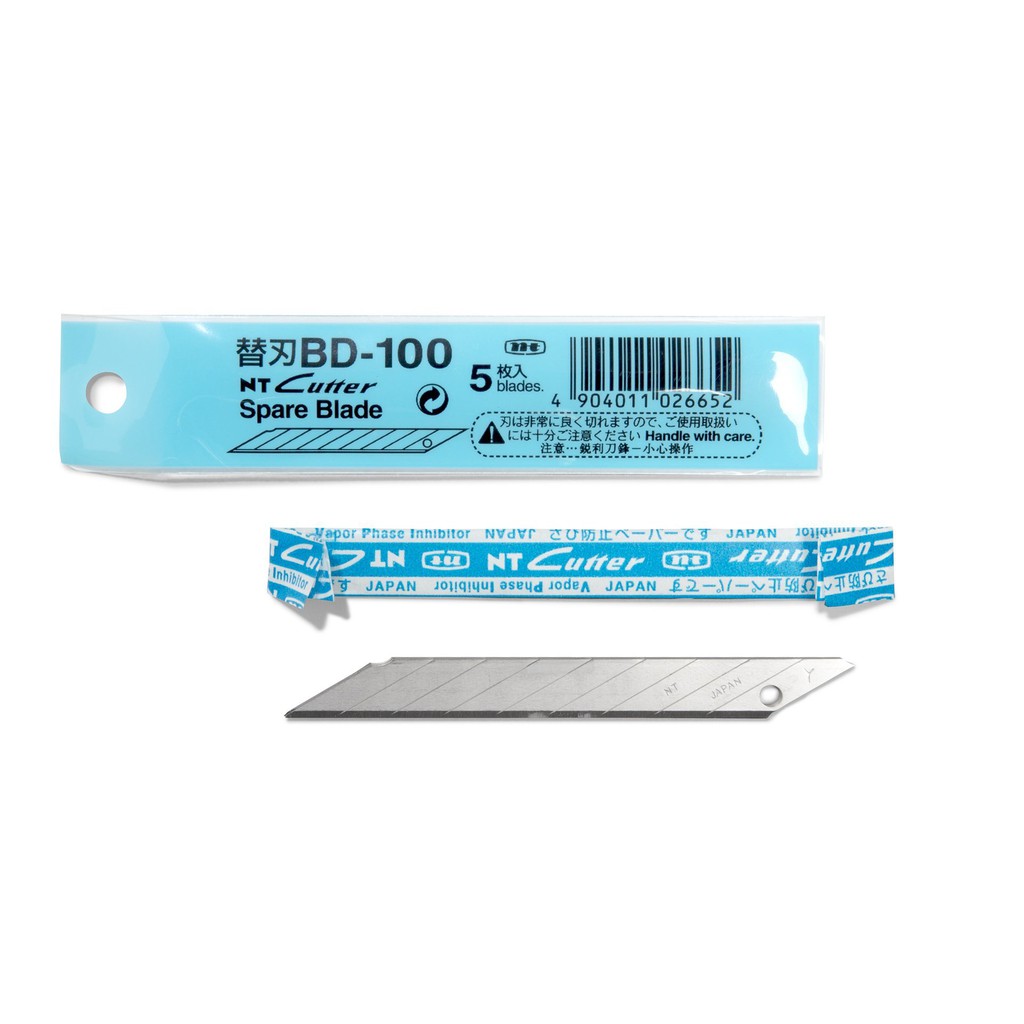 ใบมีดคัตเตอร์ NT BD-100 1หลอด / 5ใบมีด จำนวน 1 หลอด | Shopee Thailand