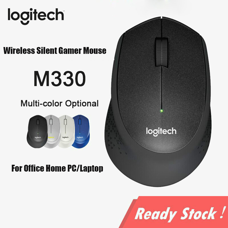 เมาส์ไร้สาย Logitech M330 2 . 4 G พร้อมตัวรับสัญญาณ Usb สําหรับ ...