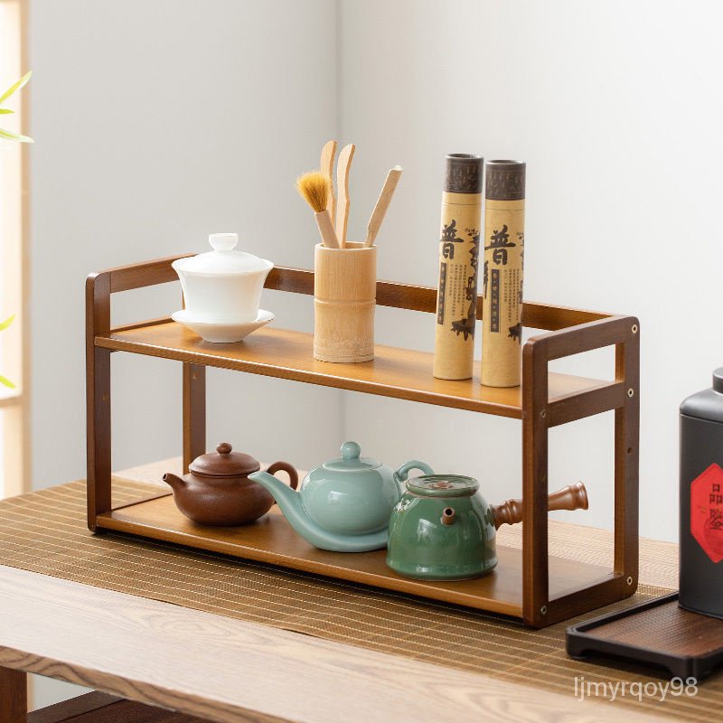 ins2021 new table storage shelf tea rack table table top tea cup racks ...