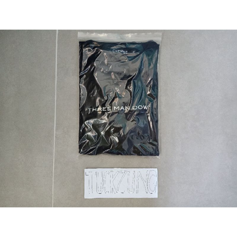 เสื้อ Three Man Down รุ่น New Box Logo Tee Size M แรร์สีดํา มือ2 แท้100 ...