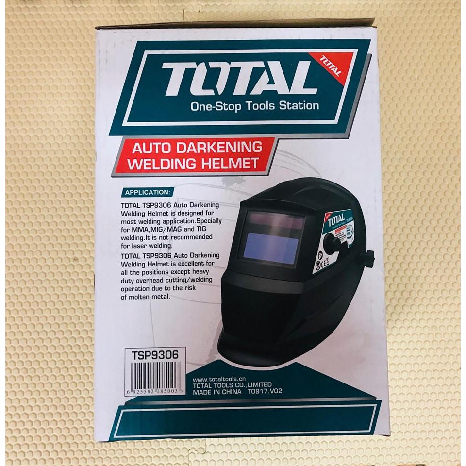Total หน้ากากเชื่อม กรองแสงอัตโนมัติ สำหรับงานเชื่อม รุ่น TSP9306 ...