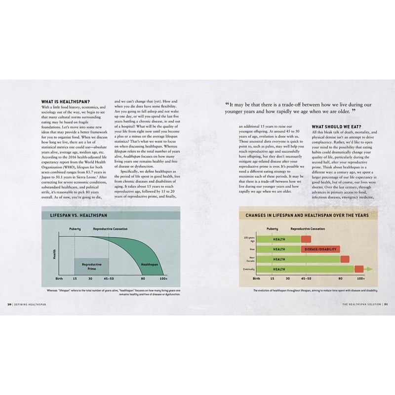 Querida หนังสือภาษาอังกฤษ The Healthspan Solution How and What to Eat ...