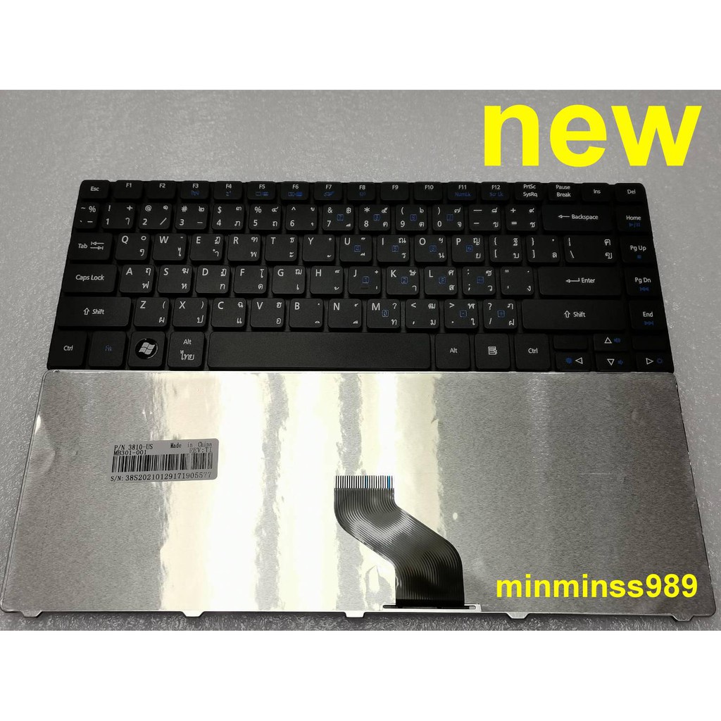 KEYBOARD ACER คีย์บอร์ด Aspire 4741 3810 4535 4743 4535 4736 4745 4750 ...