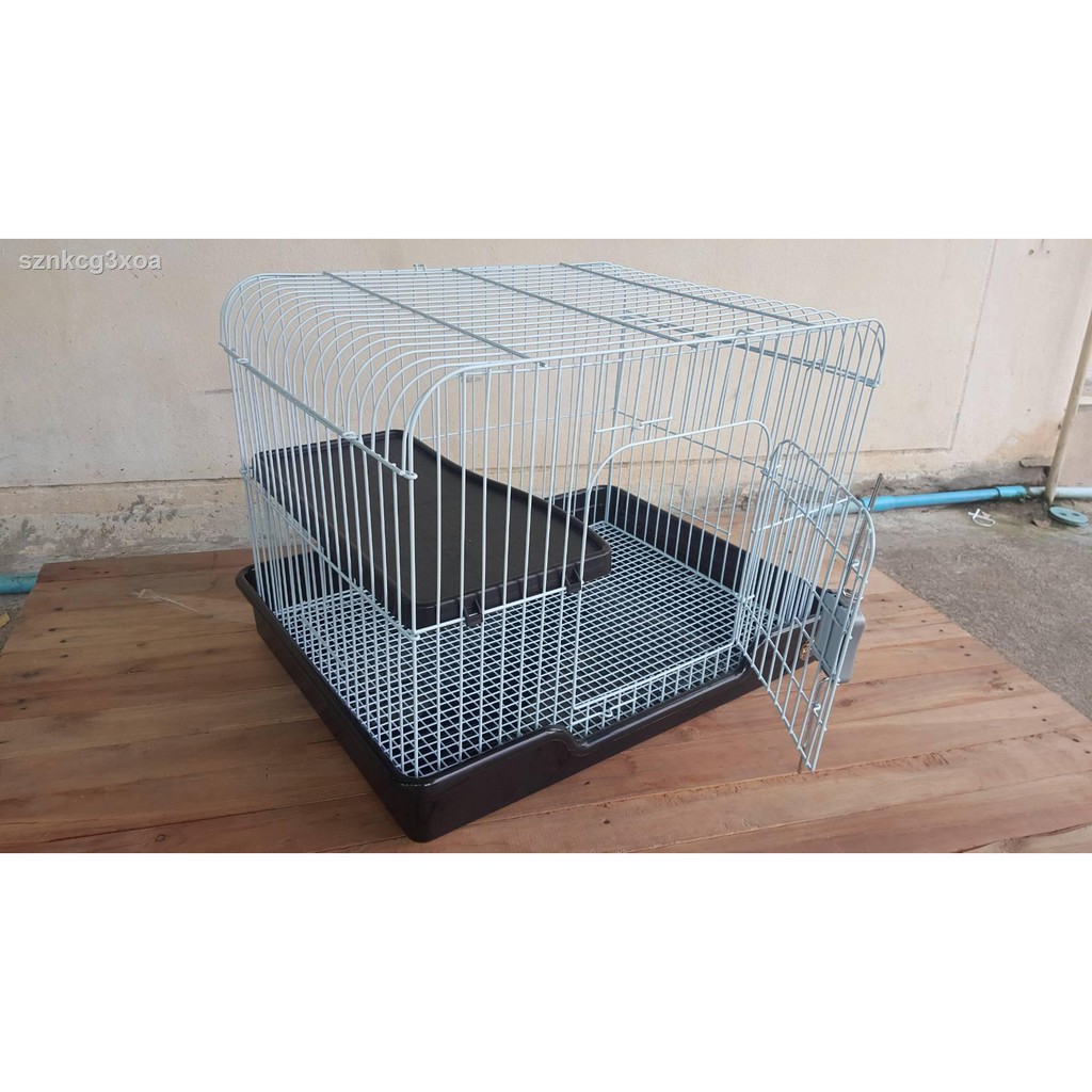 C5-3 Collapsible Metal Rabbit Rat Crate Cage กรงพับ กรงกระต่าย กรงเต่า ...