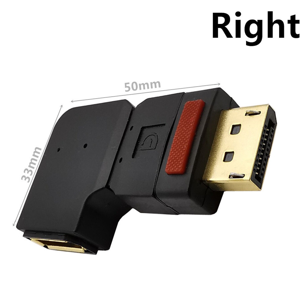 UP Down Left Right Displayport adapter Right angled DP adapter 4k60Hz ...