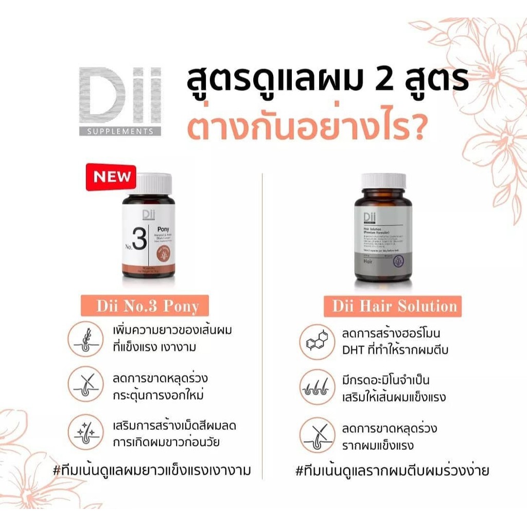 Exp. 0124 Dii Hair Solution (30 Capsules) - pukiyaki - ThaiPick