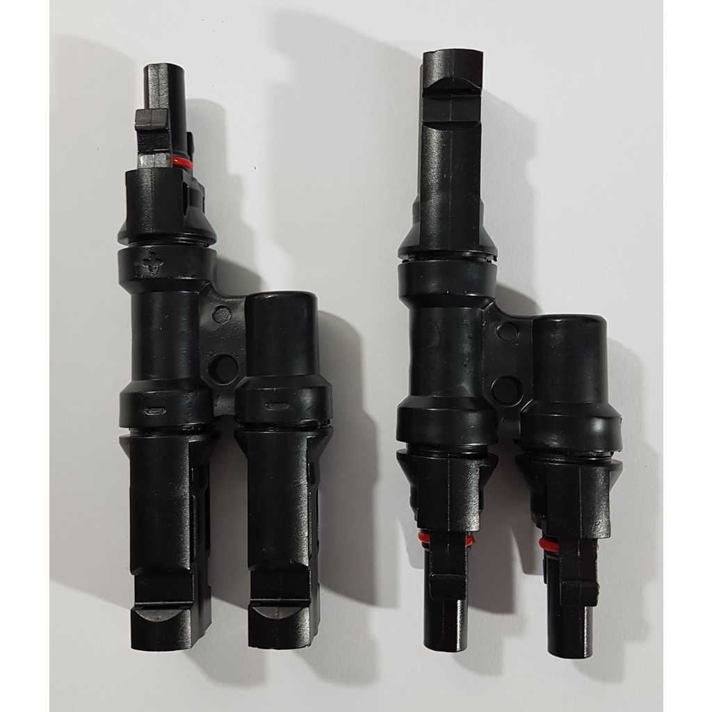 MC4 1 ออก 2 ทาง 2T Branch 2-1 ตัวผู้ ตัวเมีย 1 คู่ ขั้วต่อ สำหรับ ขนาน ...