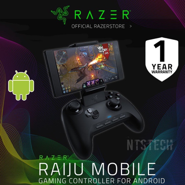 RAZER RAIJU MOBILE GAMING CONTROLLER FOR ANDROID 1 YEAR WARRANTY ...