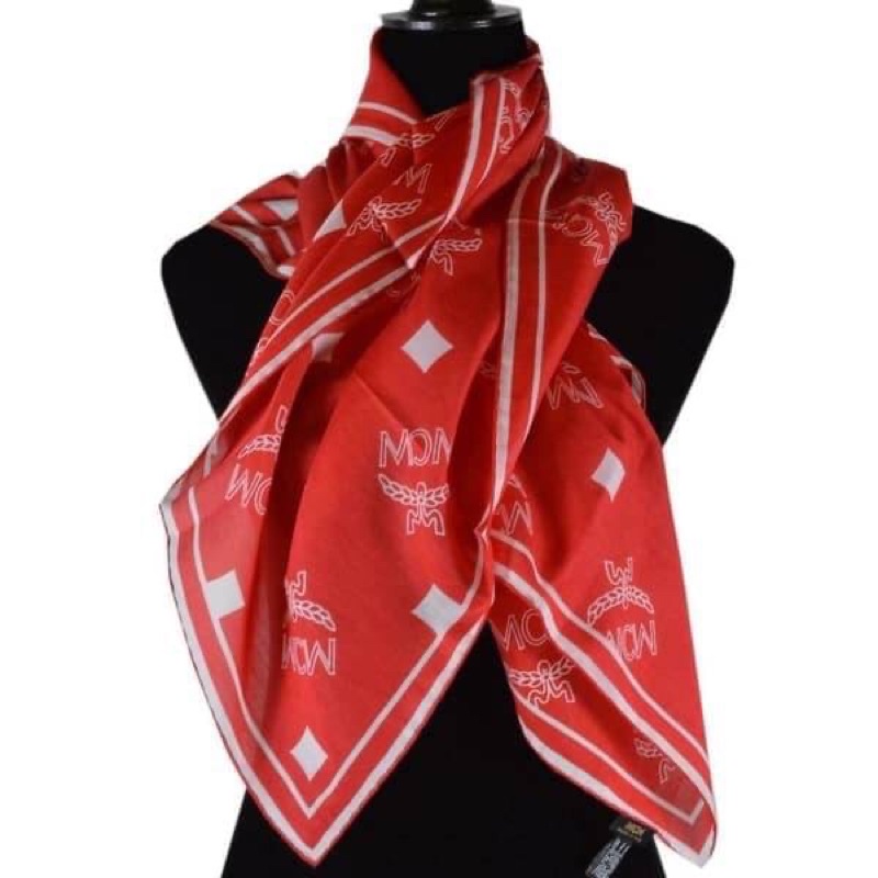 ผ้าพันคอ ผ้าคลุมไหล่ MCM Monogram Squre Scarf - reallythings_shop ...
