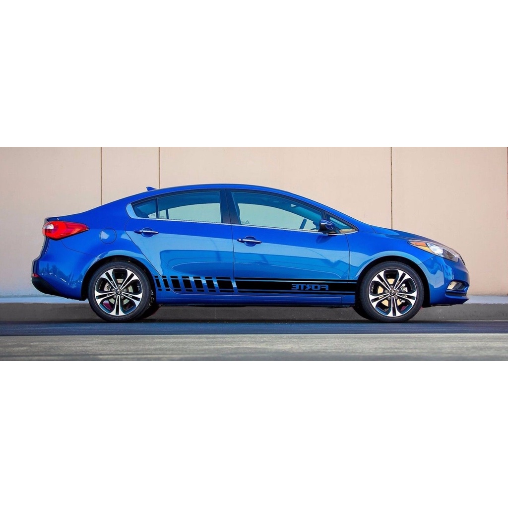 For 2X Multiple Color Graphics Strip Forte Symbol Car Racing Vinyl ...