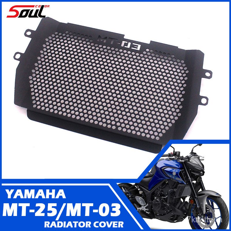 Aluminum Motorcycle Black Radiator Guard Radiator Cover Fits For Yamaha ...