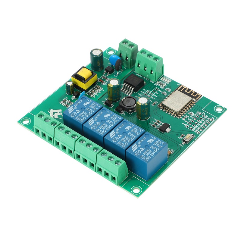ESP8266 Wireless WIFI 4 Channel Relay ule ESP-12F Wifi Development Board for Arduino ACDC 5V8 ...