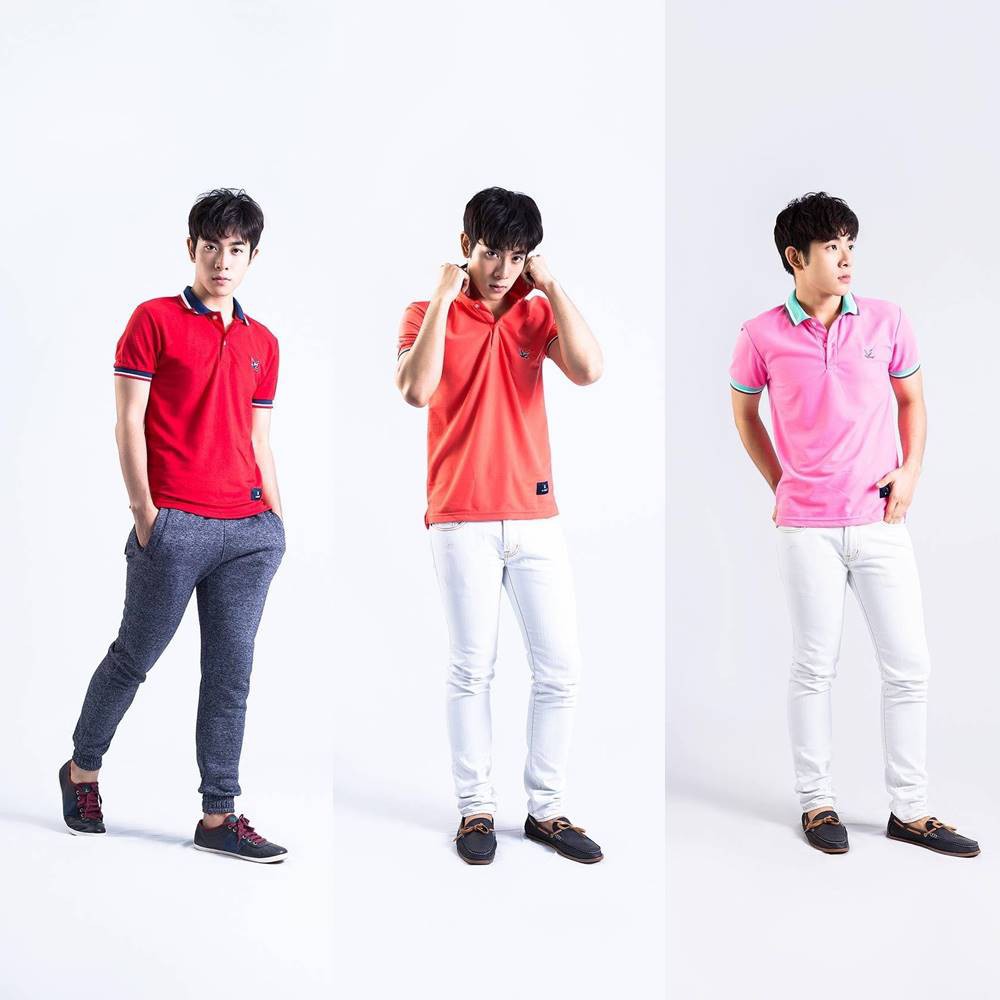 A-fitch POLO รุ่น Js Slimfit POLO (ฺRed/Pink) (Size:XL ...