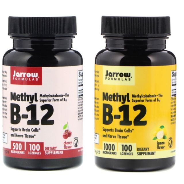 ค่าส่งถูก! วิตามินบี บี12 Vitamin b12 Methylcobalamin 500mcg 100 เม็ด ...