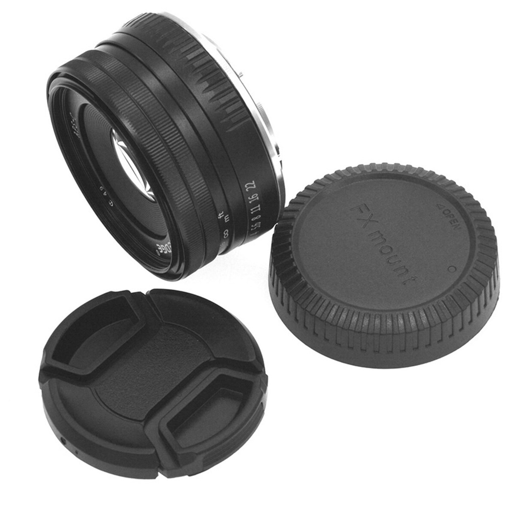 Camera Lenses 32mm Fixed Manual Lens With Rear Lens Cap And Front Lens ...