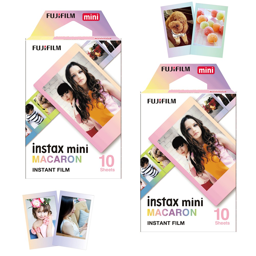 Fujifilm Mini Instax Macaron Film 20 Sheets For Fuji 8 9 11 40 50 70 SP ...