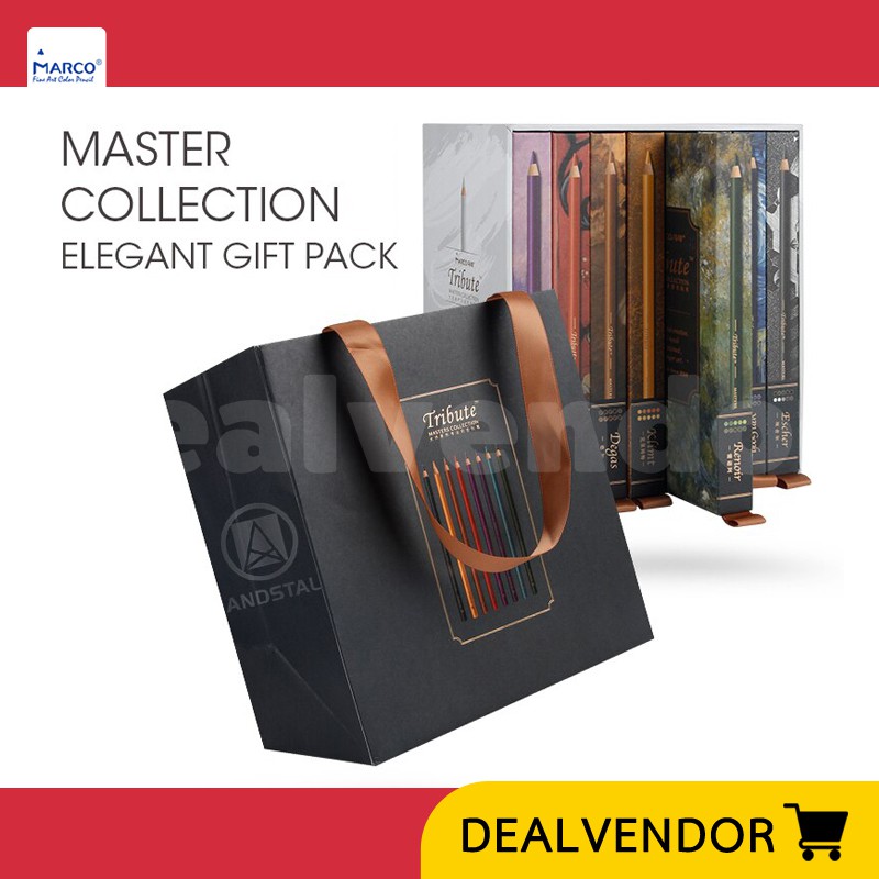 Marco Master Collection ดินสอสีไม้เกรดอาร์ตติส 80 สี รุ่น TRIBUTE ...