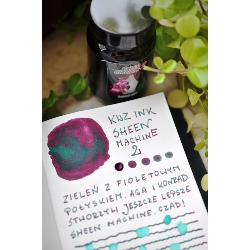 KWZ sheen machine ink น้ำหมึกสีสวย มีsheen (สีสะท้อน) สำหรับปากกาหมึก ...