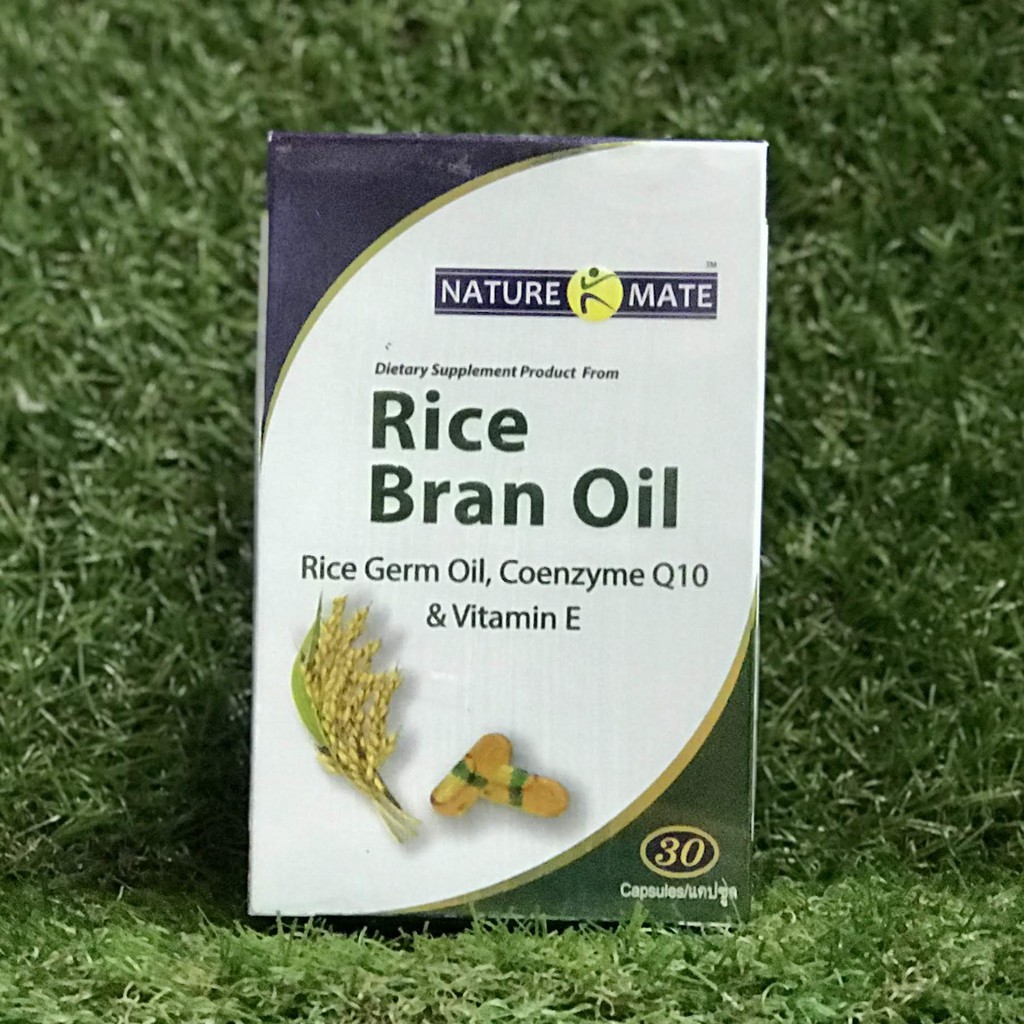 NATUREMATE RICE BRAN OIL 30'S | Shopee Thailand