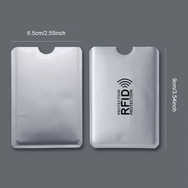 Anti Rfid Card Holder Nfc Blocking Reader Lock Id Bank Card Pouch ...