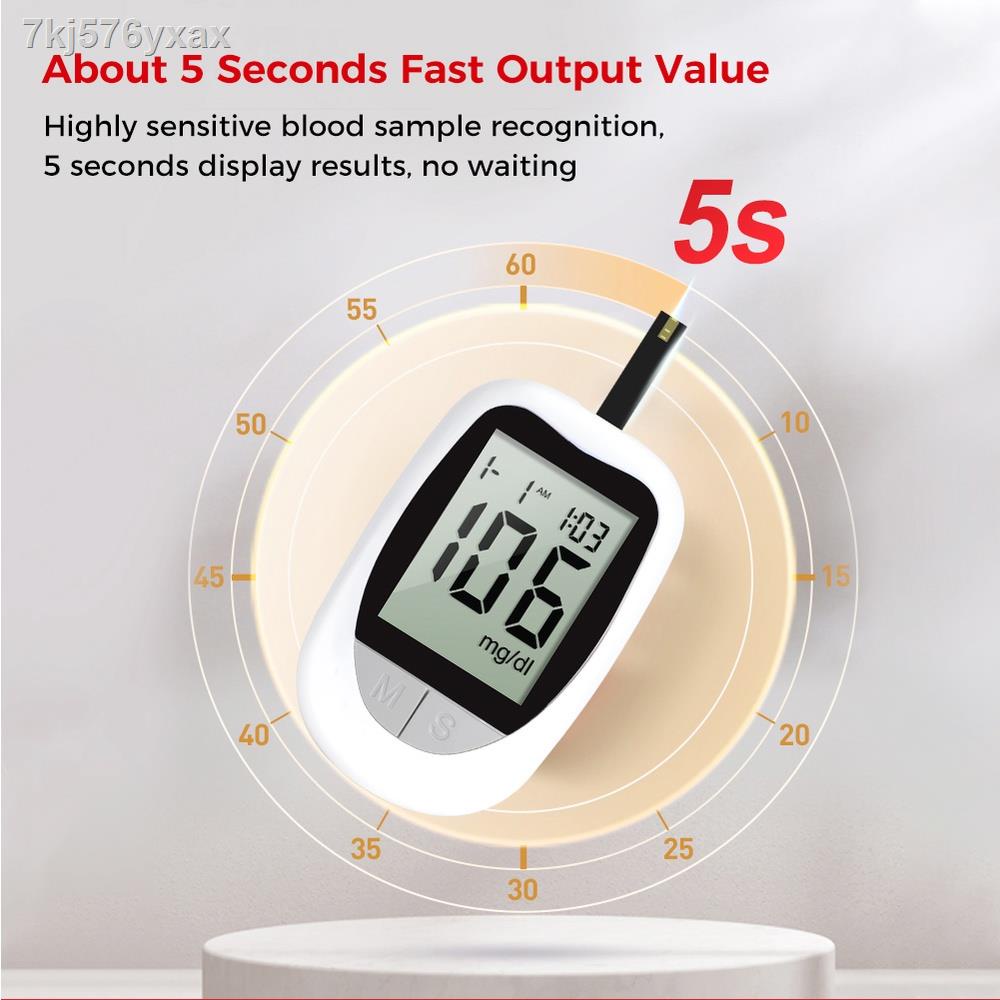 Glucometer Set Blood Sugar Monitoring Kit Blood Glucose Monitor with 25 ...