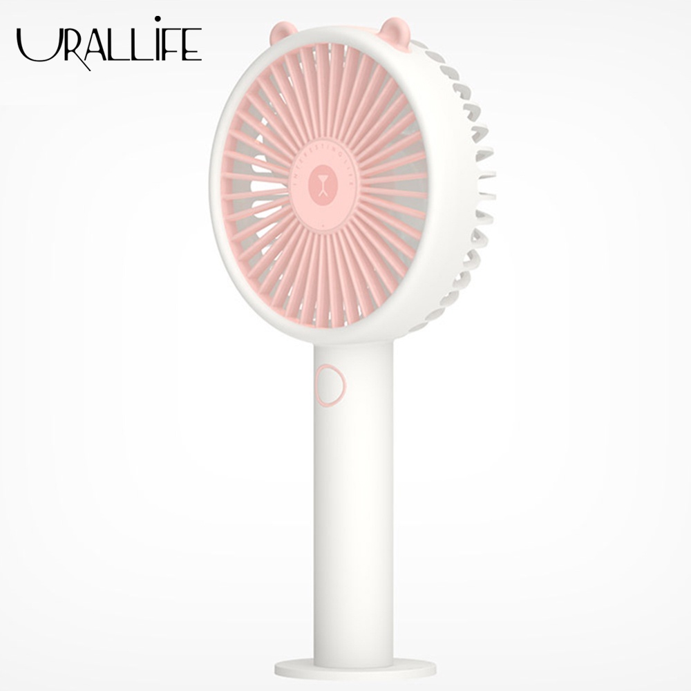 Urallife 313 USB Charging Mini Handheld Portable Fan Low Noise Light ...