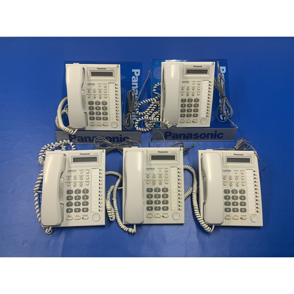 Panasonic โทรศัพท์แบบอนาล็อคคีย์ KX-T7730 (เครืองแม้ใช้กับตู้สาขา ...