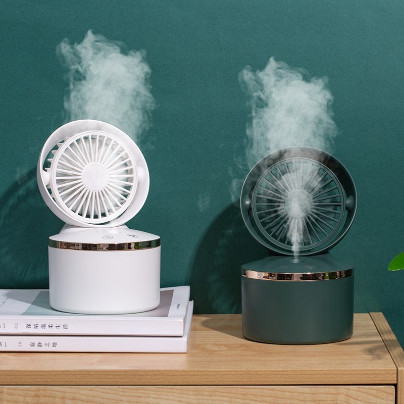 Life Small Electrical Appliances Creative Mini Fan Humidifier Cross ...