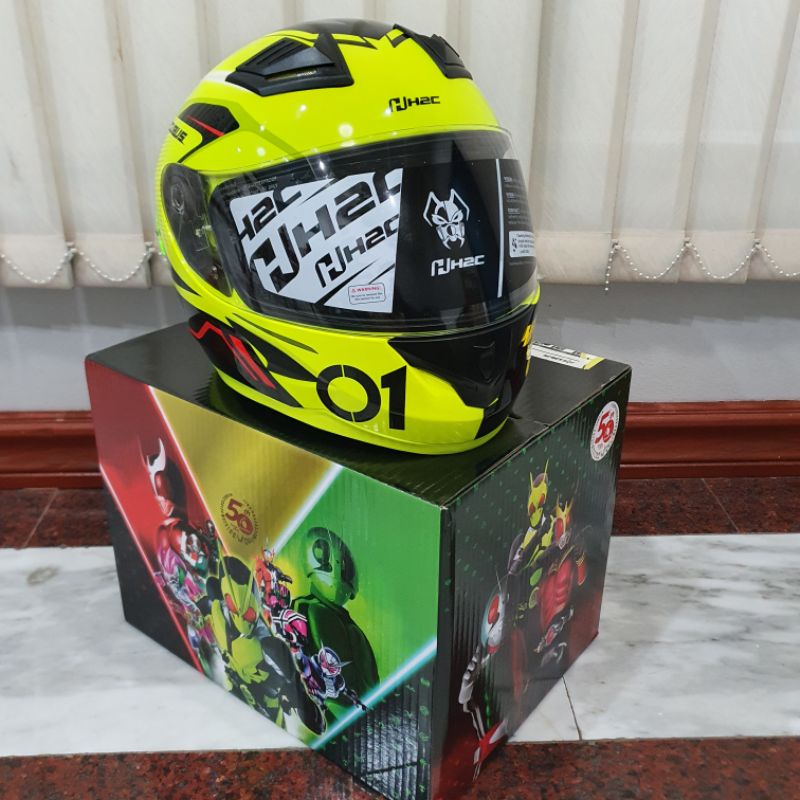 หมวก Mask Rider แท้ H2C ลาย ZER0-01 หมวกกันน็อค - cctty - ThaiPick
