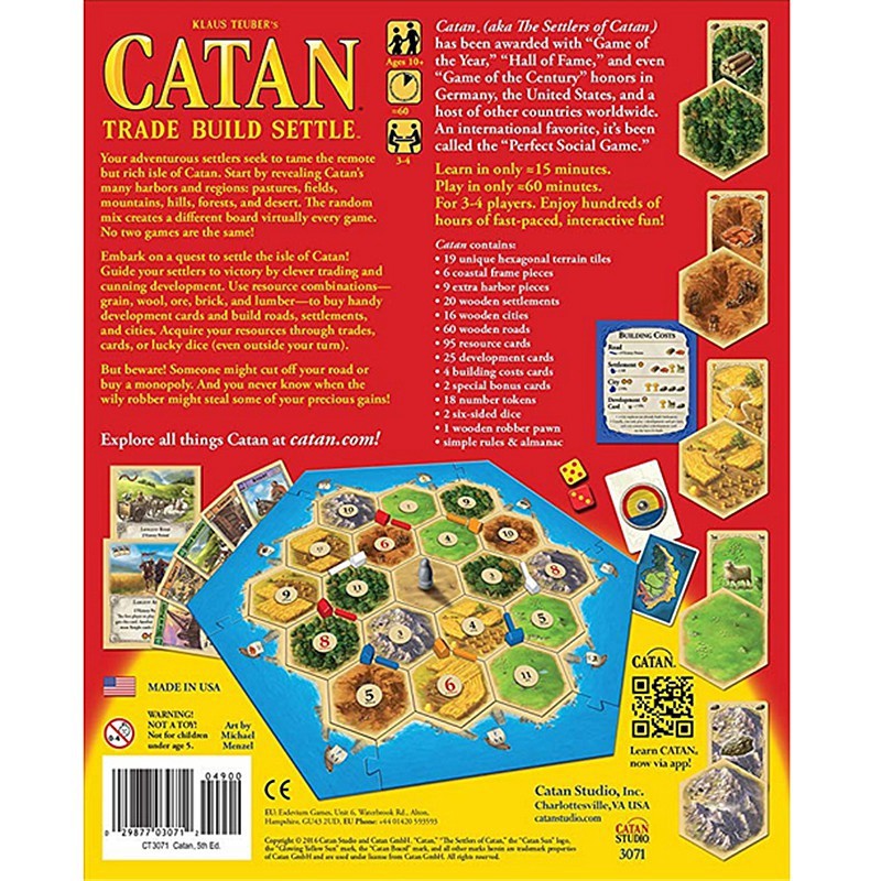 Catan Board game - บอร์ดเกม คาทาน - rfk7xv03u1 - ThaiPick