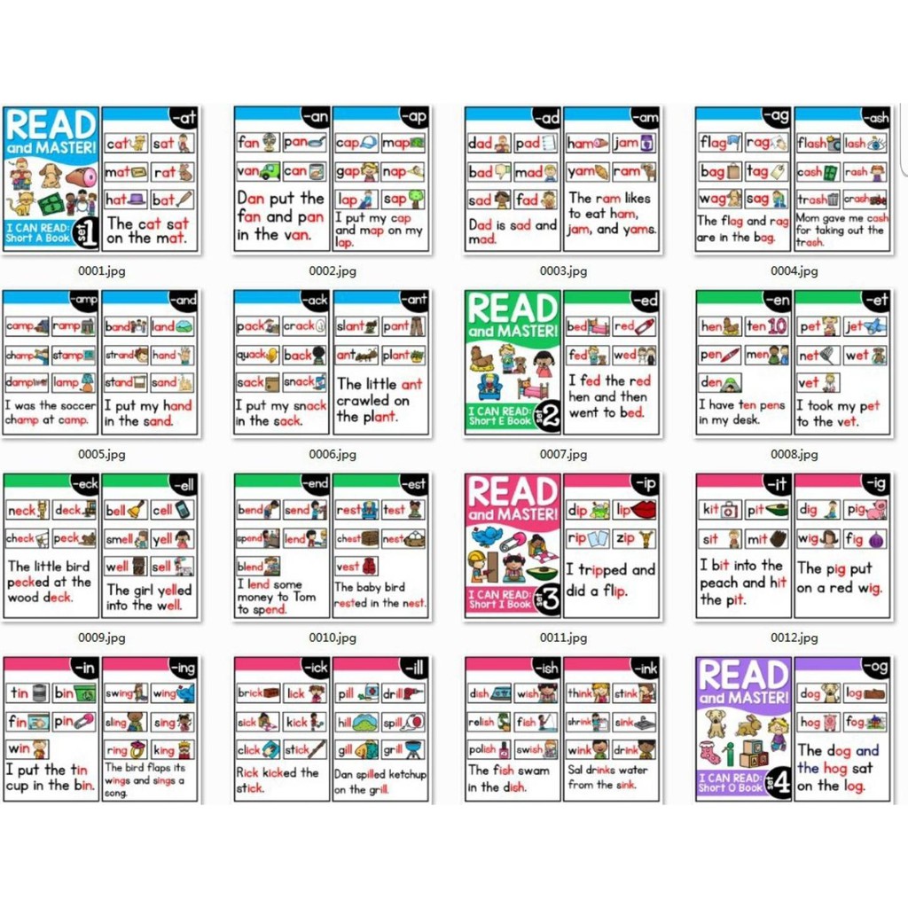 พร้อมส่ง Phonics Readers แฟรชการ์ด การ์ดแบบฝึกหัดอ่าน Read and Master I ...