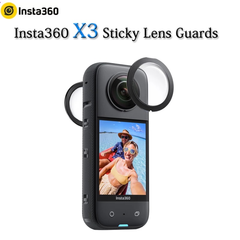 ตัวป้องกันเลนส์เหนียว Insta360 X3 สำหรับอุปกรณ์เสริมของ Insta 360 ONE X ...