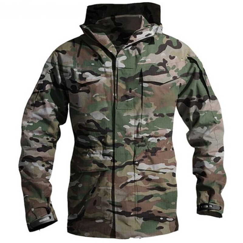 M65 Jackets Men Outdoor Windbreaker Waterproof Hood Coats Tactical ...