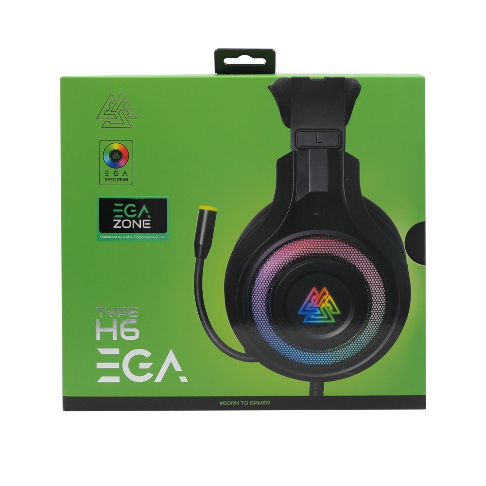 EGA TYPE H6 GAMING HEADSET 7.1 Surround หูฟังเกมมิ่ง หูฟังเล่นเกมส์ ...