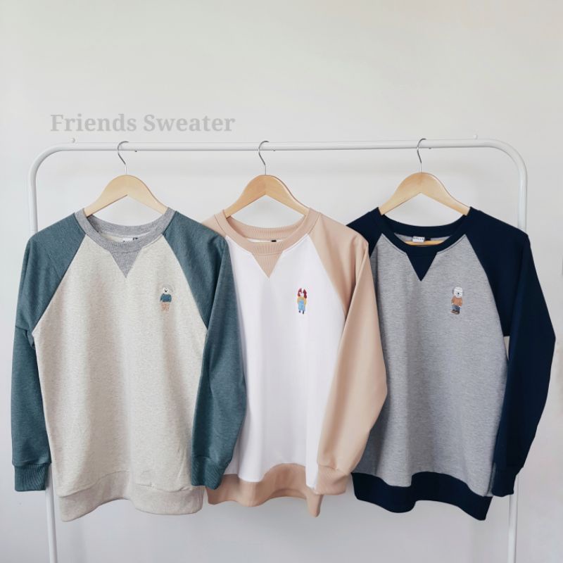 Friends Sweater - เสื้อแขนยาว เสื้อสเวตเตอร์ - windupdolls - ThaiPick