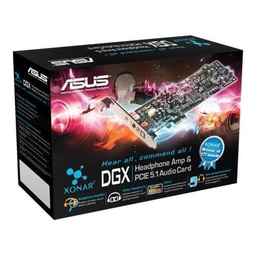 ASUS SOUND CARD SOUND 5.1 CH XONAR DGX ASM 5.1 PCI-E1.0#234 | Shopee ...