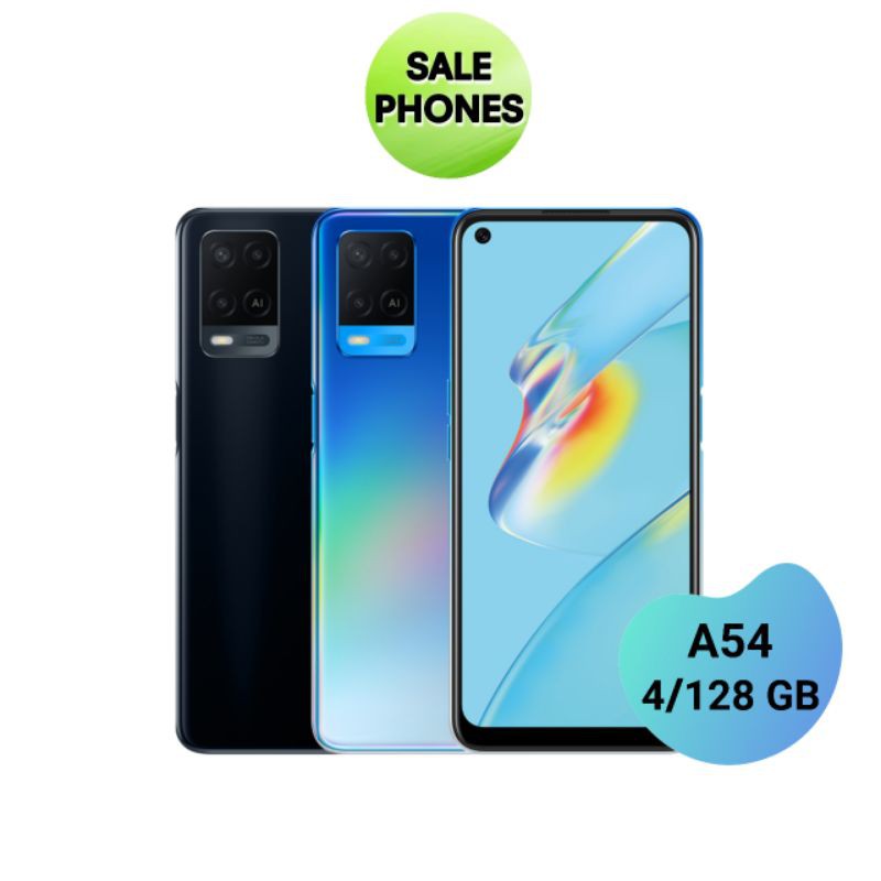 OPPO A54 (RAM 4+128 GB) ประกันศูนย์ 1 ปี | Shopee Thailand