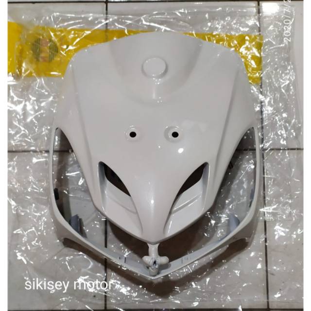 ฝาครอบโล่ด้านหน้า Mio 08. สีขาว - sikiseymotor99.th - ThaiPick