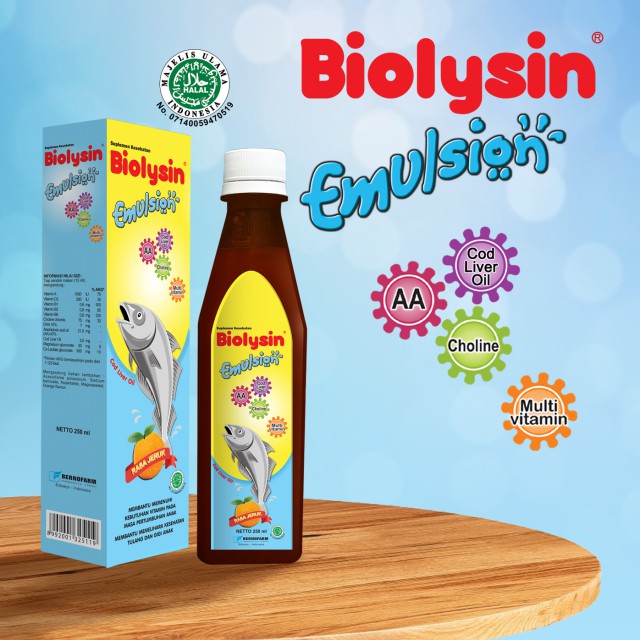 Biolysin Emulsion Orange 250 มล. วิตามินและแคลเซียมเพื่อสุขภาพเด็ก ...
