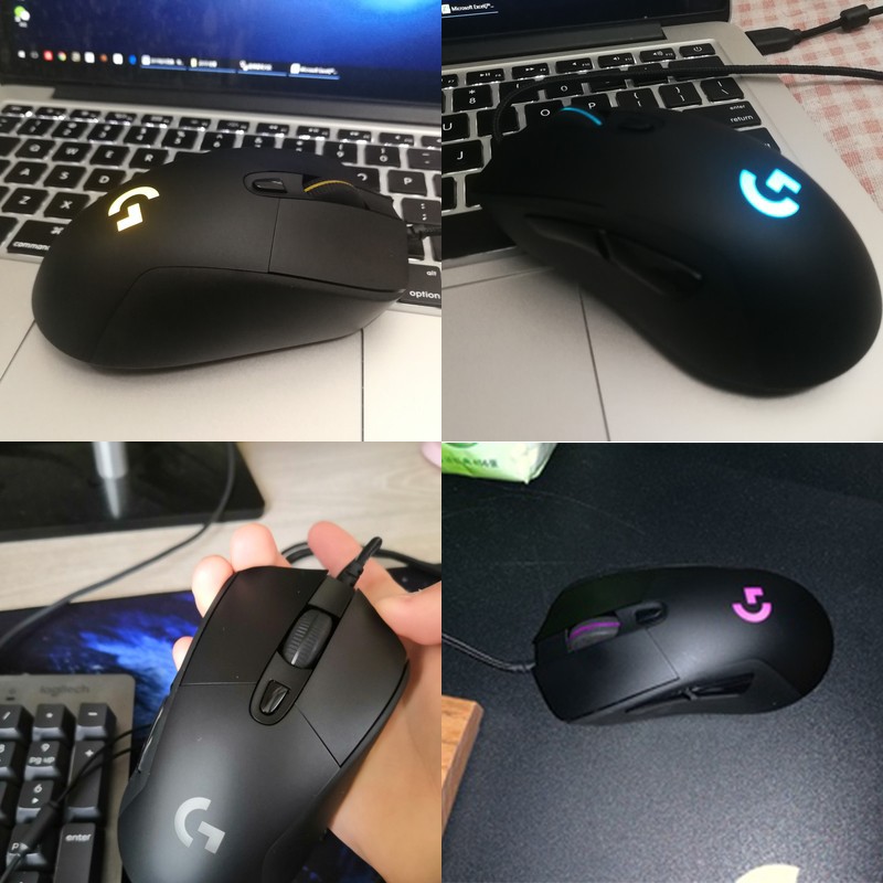 ระเบิด Logitech g403 ใหม่ rgb ฮีโร่เมาส์สำหรับเล่นเกมแบบมีสาย sensor ...