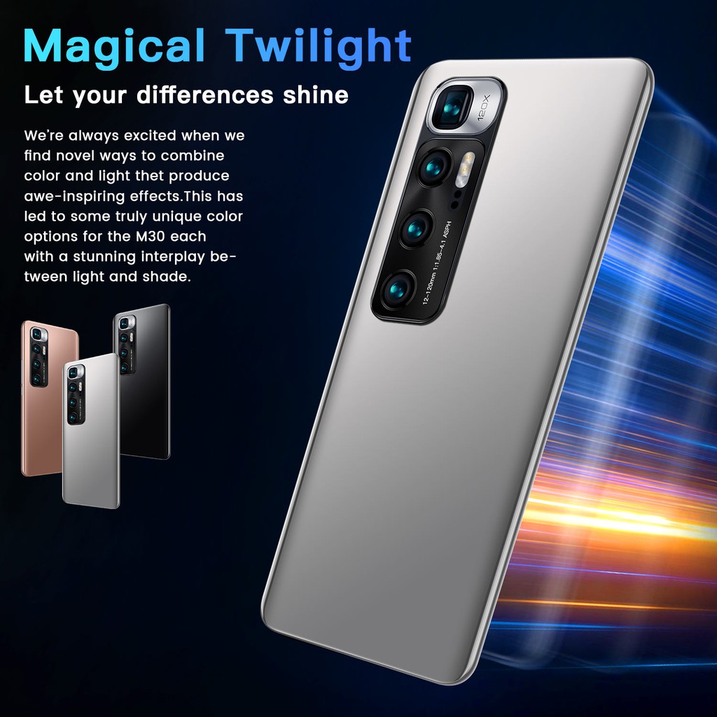 ใหม่ โทรศัพท์สมาร์ท M10 Ultra 12GB 512GB RAM 5G 6.7 เต็มจอ 5600mAh มือ ...