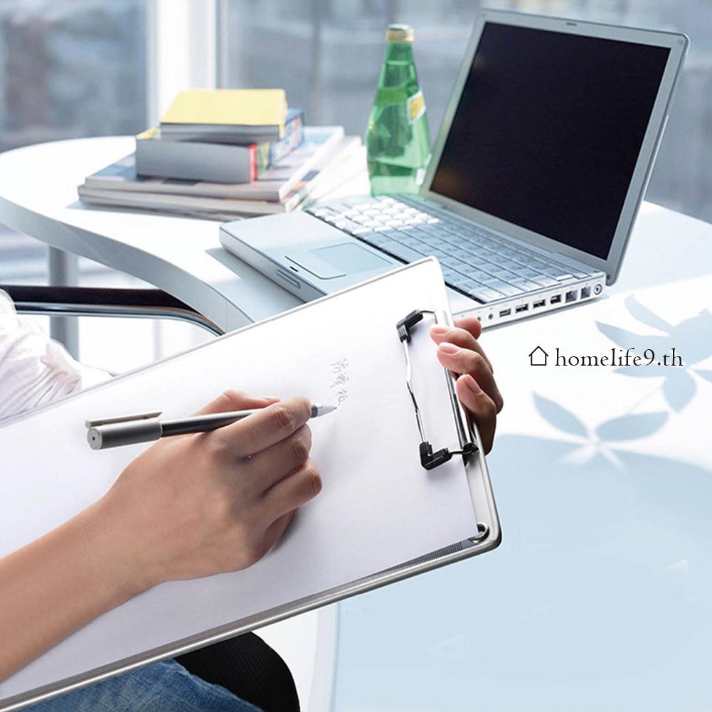 trumanss* Aluminum Alloy Clipboard Writing Board Clip File Folder ...