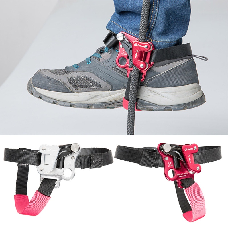 ทำงานเชือกความปลอดภัยOutdoor Safety Rock Climbing Foot Ascender Riser ...